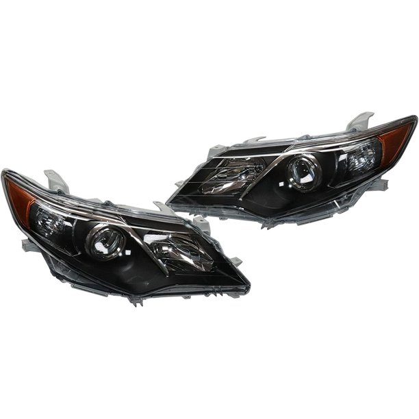 DENEST Headlight Assemblies Pair Set Left+Right - For 2012 2013 2014 ...