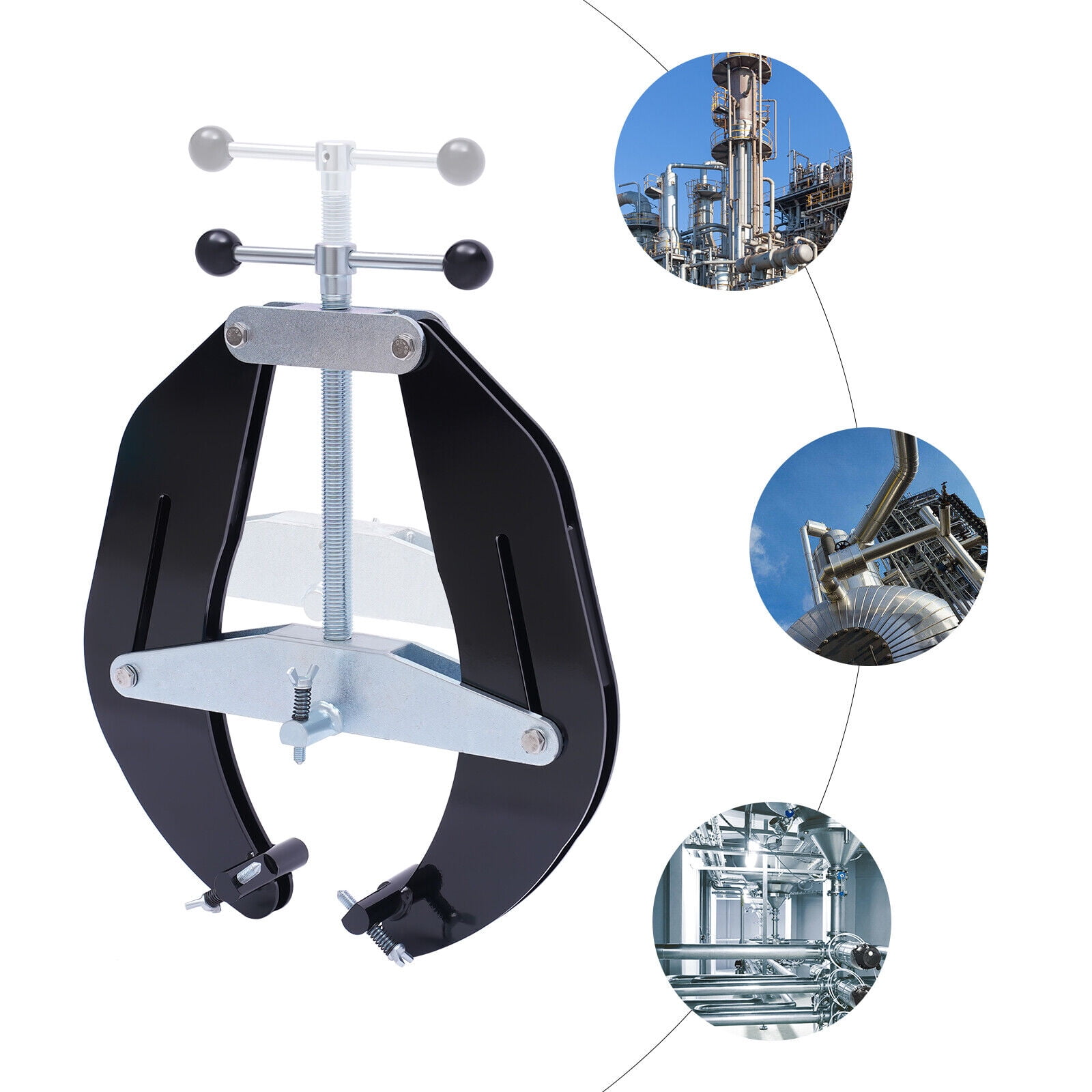 DENEST Heavy Duty Pipe Clamp, Ultra Clamp For Alignment (5 ~ 12") fast ...