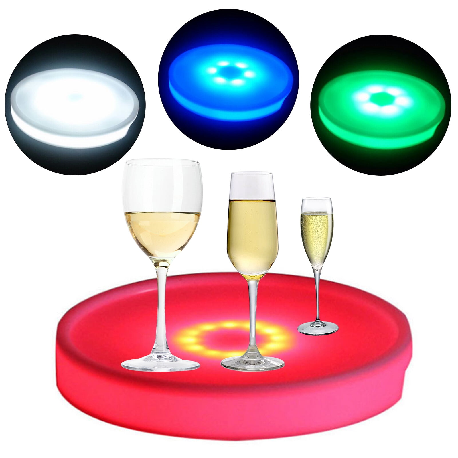 DENEST LED Light Up Bottle Service Delivery Serving Tray Waterproof ...