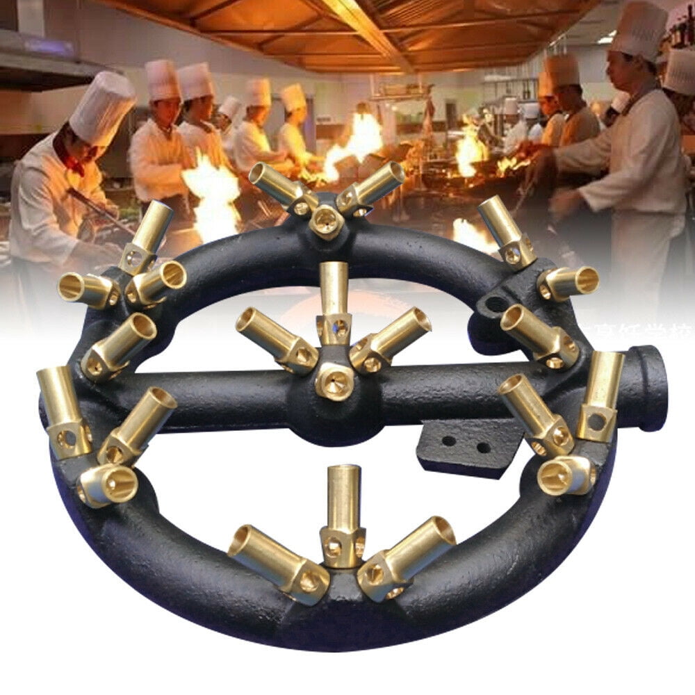DENEST Natural Gas Jet Burner with 10/20/23/32 Heads Fits Kitchen Wok ...