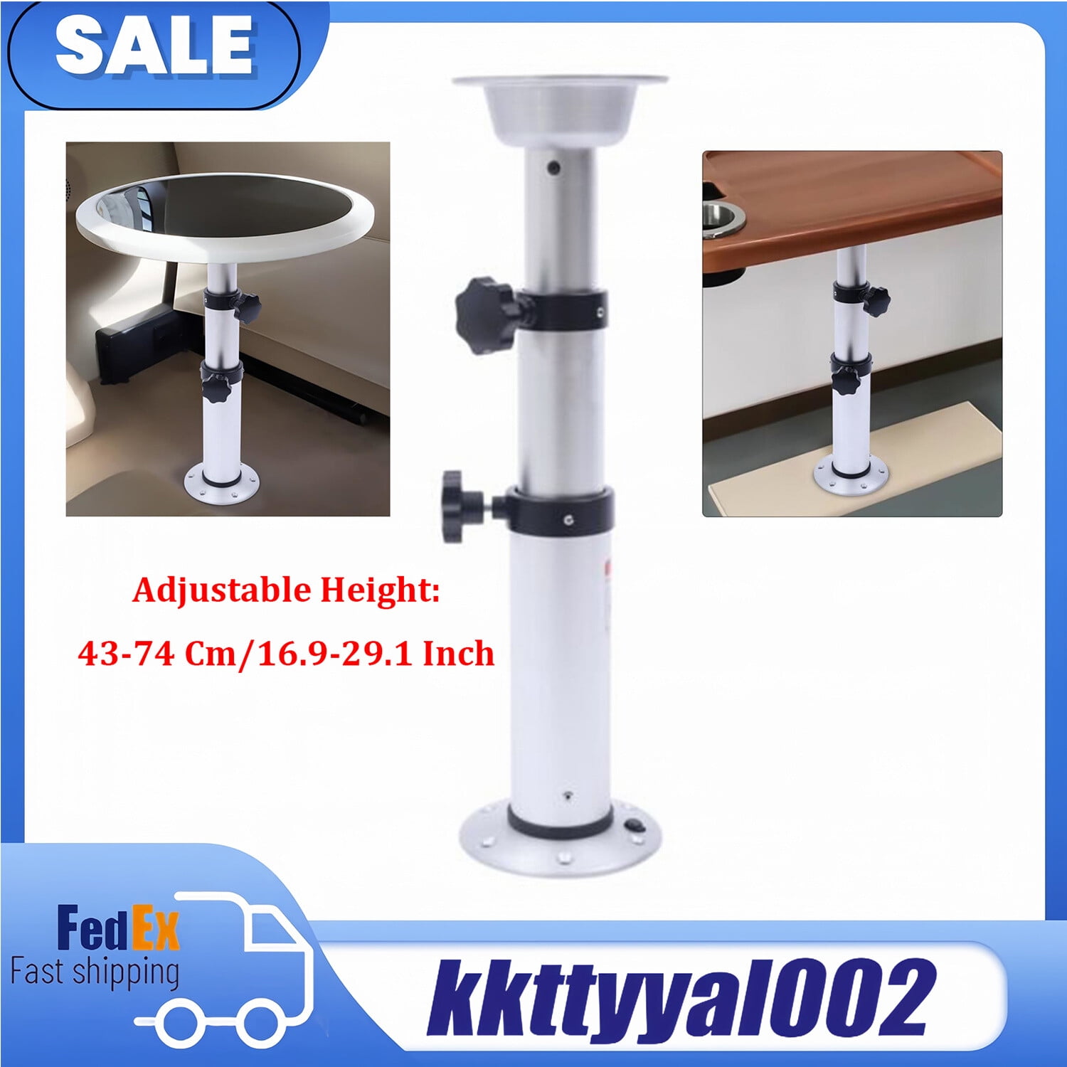 DENEST Pedestal Stand Pedestal Table Base Adjustable Height Table Leg ...