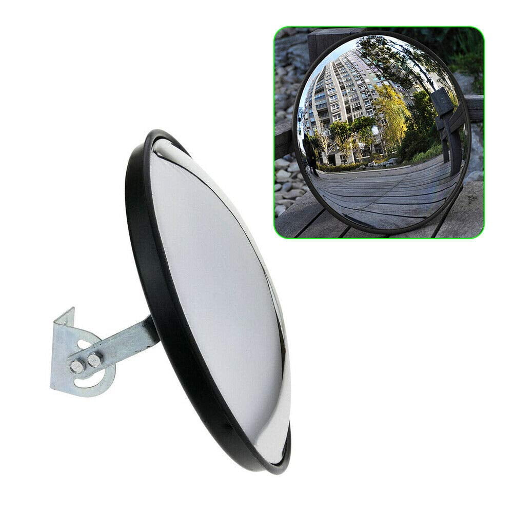 DENEST Round Traffic Mirror, 30cm Wide Angle Driveway Road Safety ...