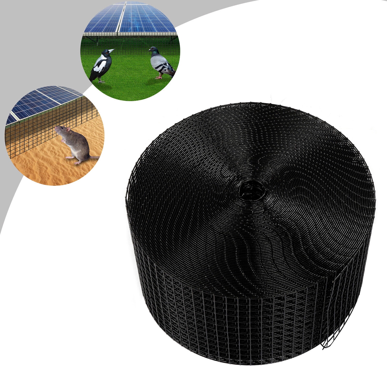 DENEST Solar Panel Bird Guard, Small Wire Deterrent, Squirrel Critter ...