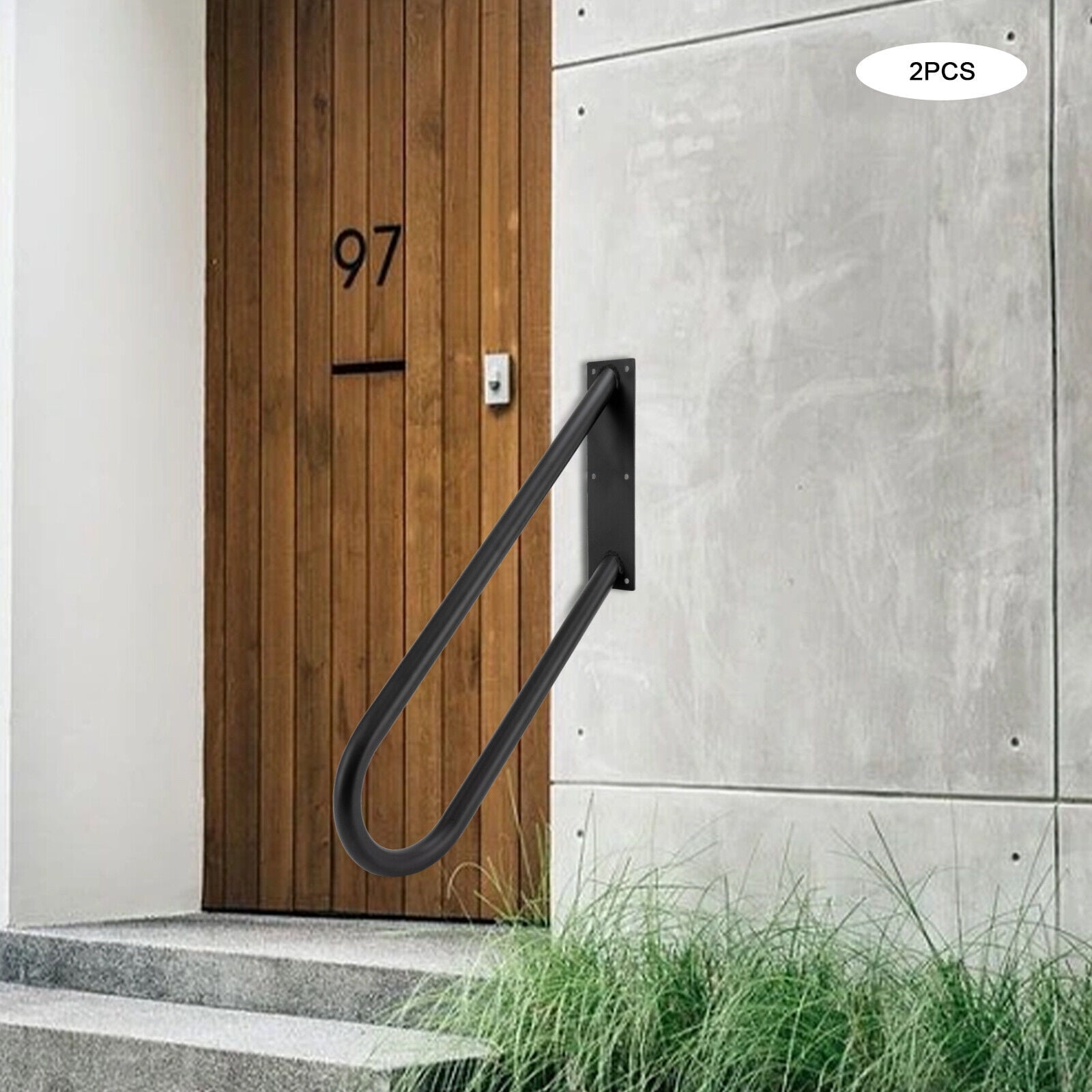 DENEST Stairs Handrail U-Shape Wall Mount Handrail Handle Non-Slip ...