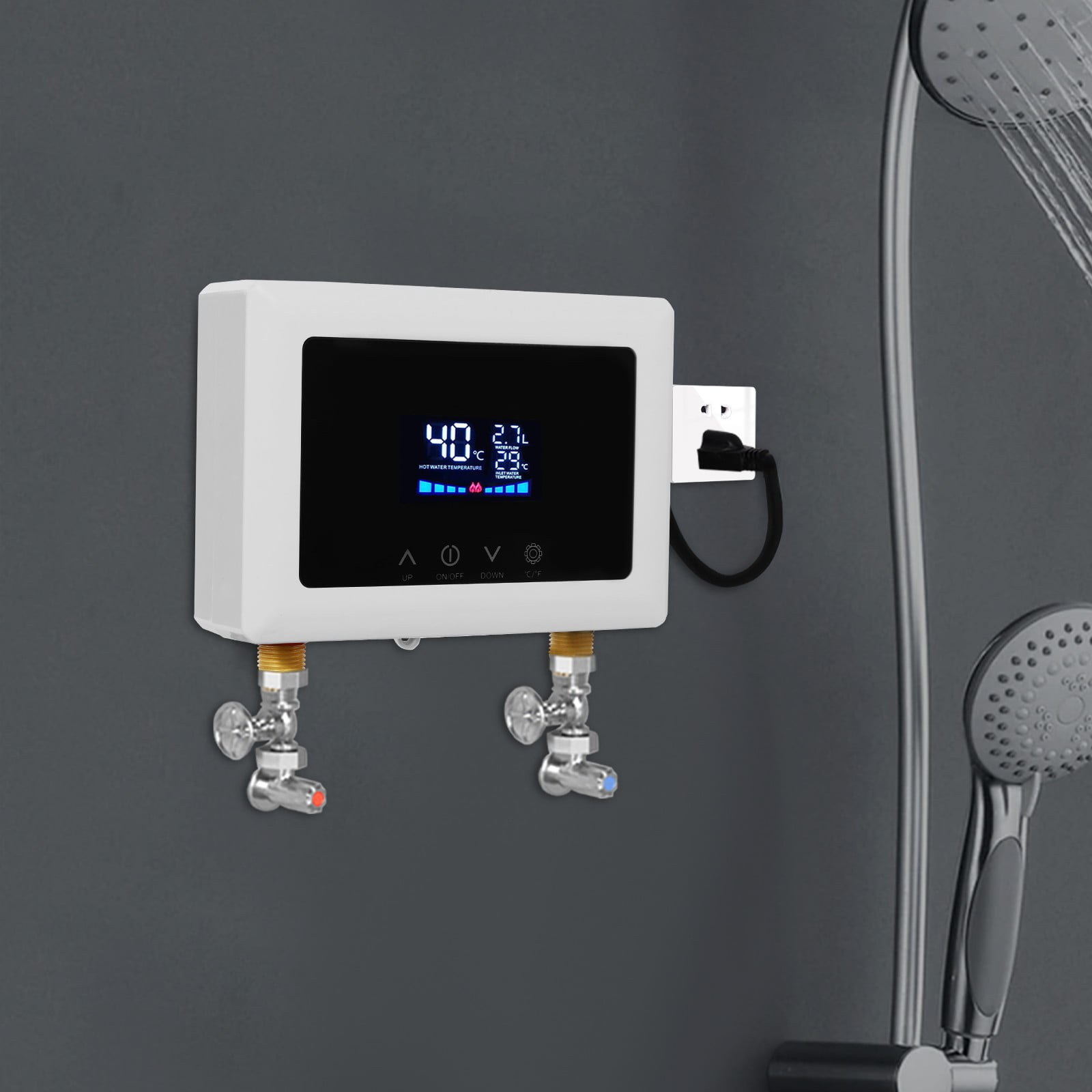DENEST Wall Mounted Electric Instant Hot Water Heater Mini Small Water ...
