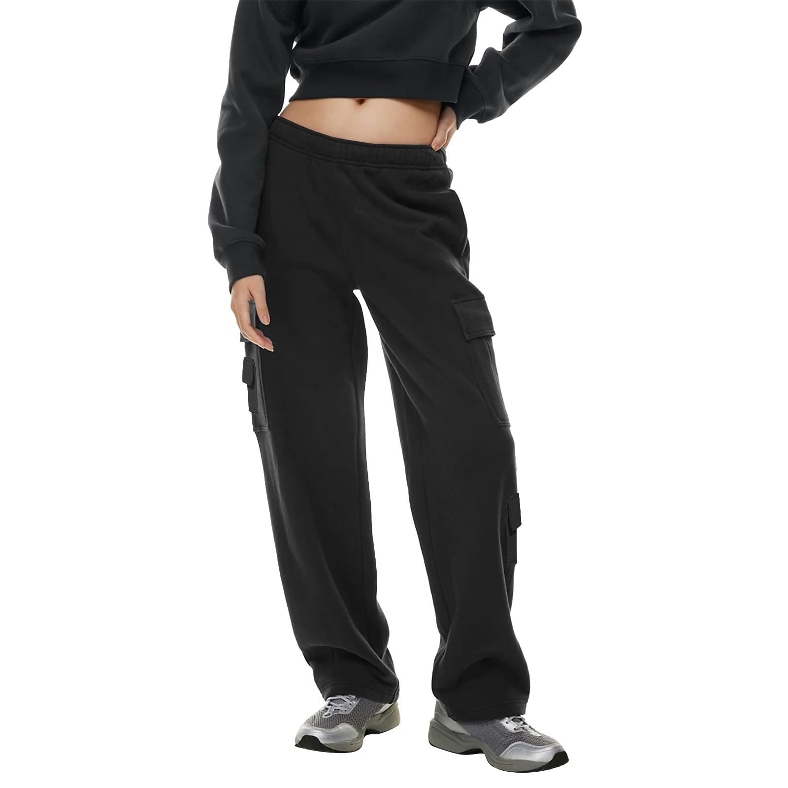 Dengdeng Baggy Sweatpants For Women Straight Leg Yoga Joggers Pants