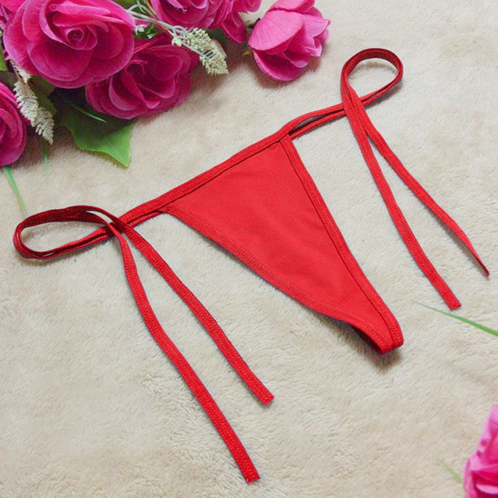 Dengdeng G String Thongs For Women Low Rise Seamless Underwear Briefs