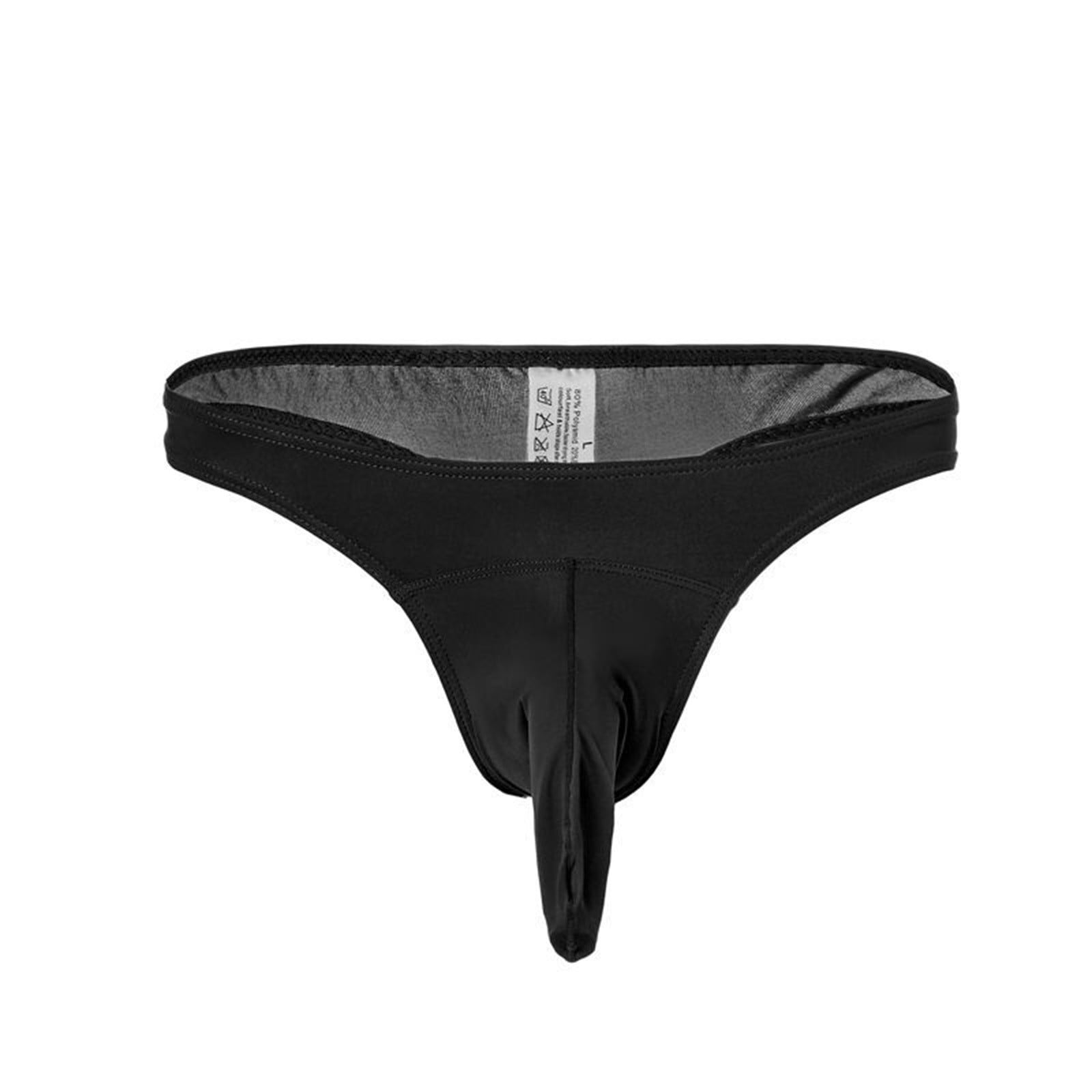 Dengdeng Mens Briefs Underwear Comfy Solid Color Low Rise Sexy Mens