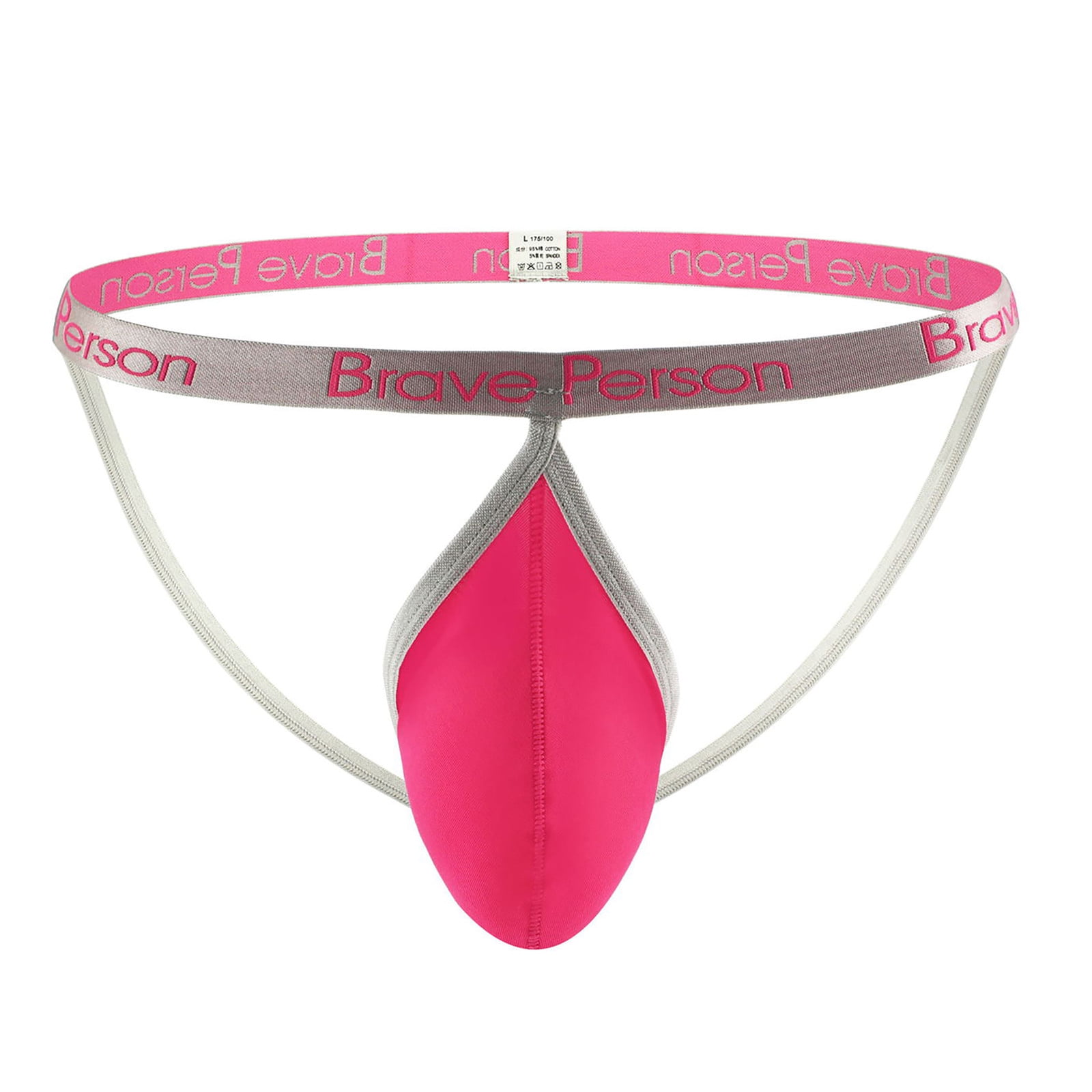 DENGDENG Mens G Strings & Thongs Underwear Classic Low Rise Solid Color ...