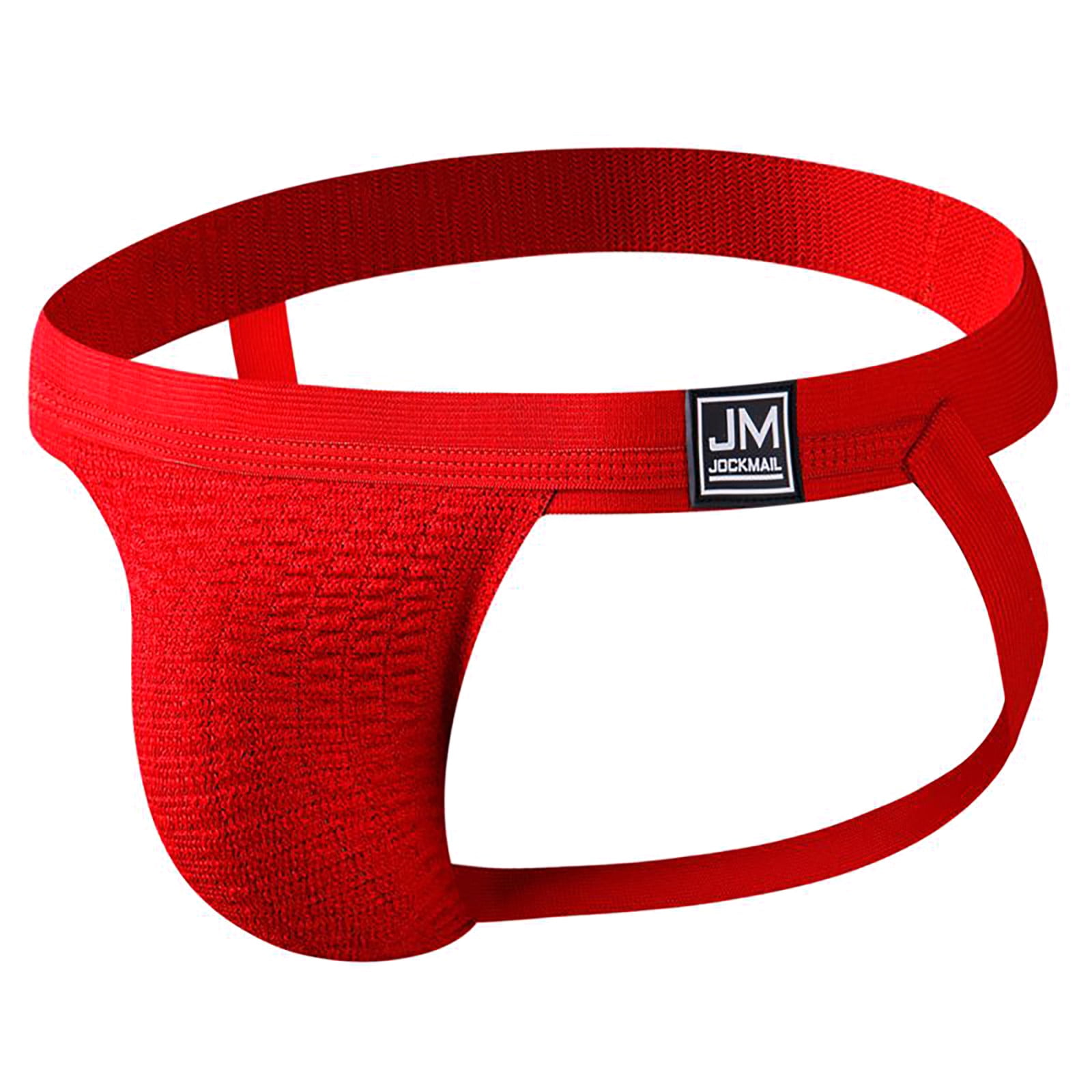Dengdeng Mens Thong Panties Athletic Low Rise Backless G String