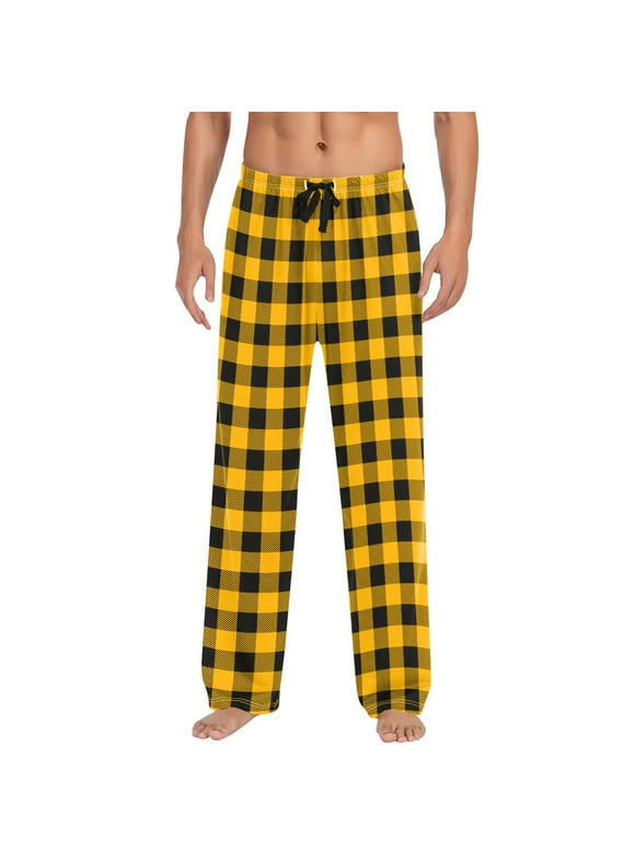 Mens Drawstring Pajamas No Elastic