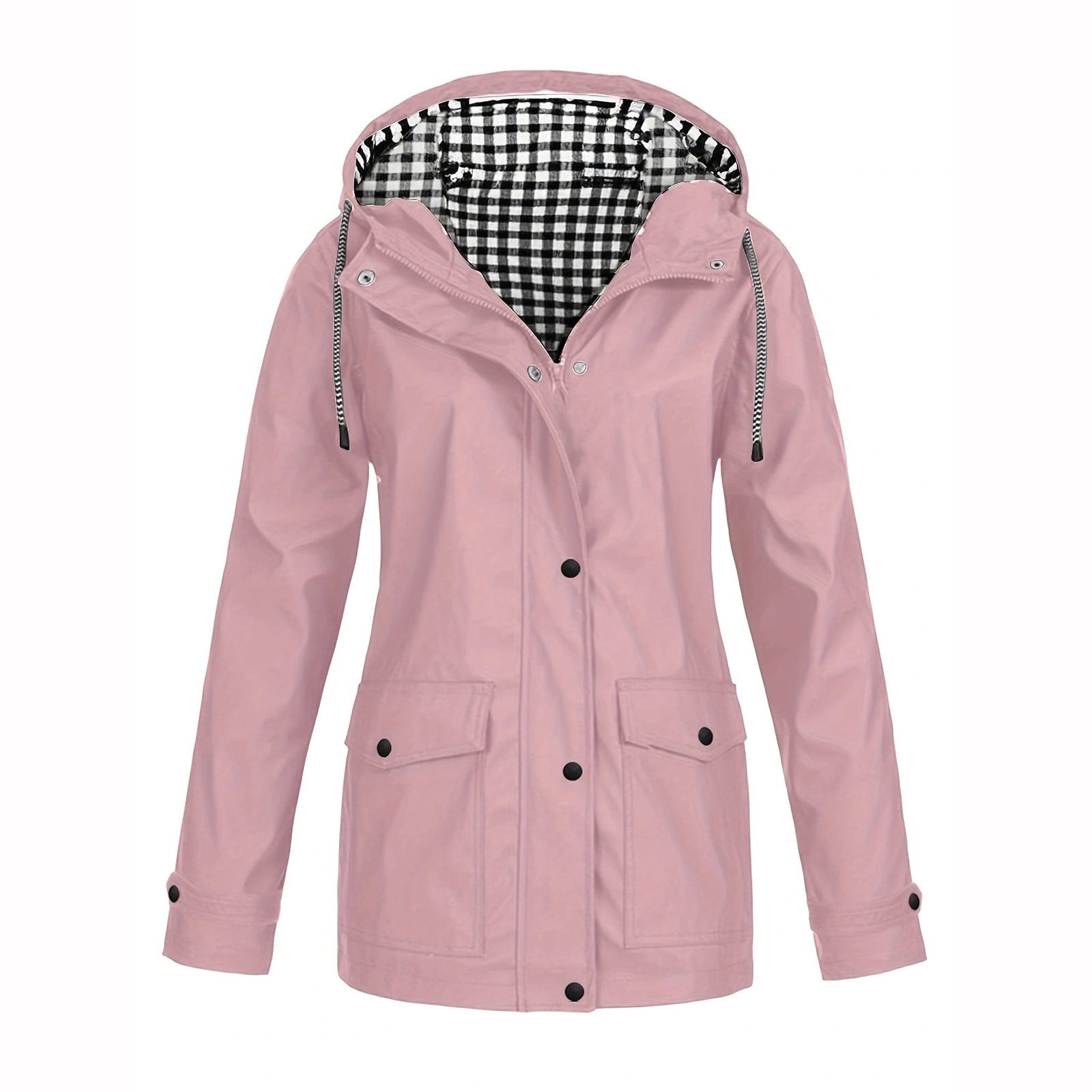 DENGDENG Rain Jacket Women Light Clearance Lightweight Waterproof ...