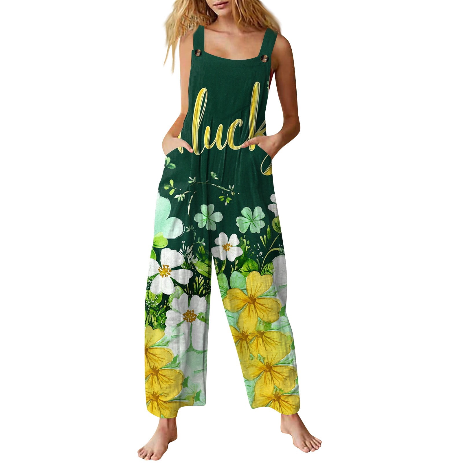 DENGDENG St. Patrick's Day Winter Jumpsuits for Women On Clearance ...