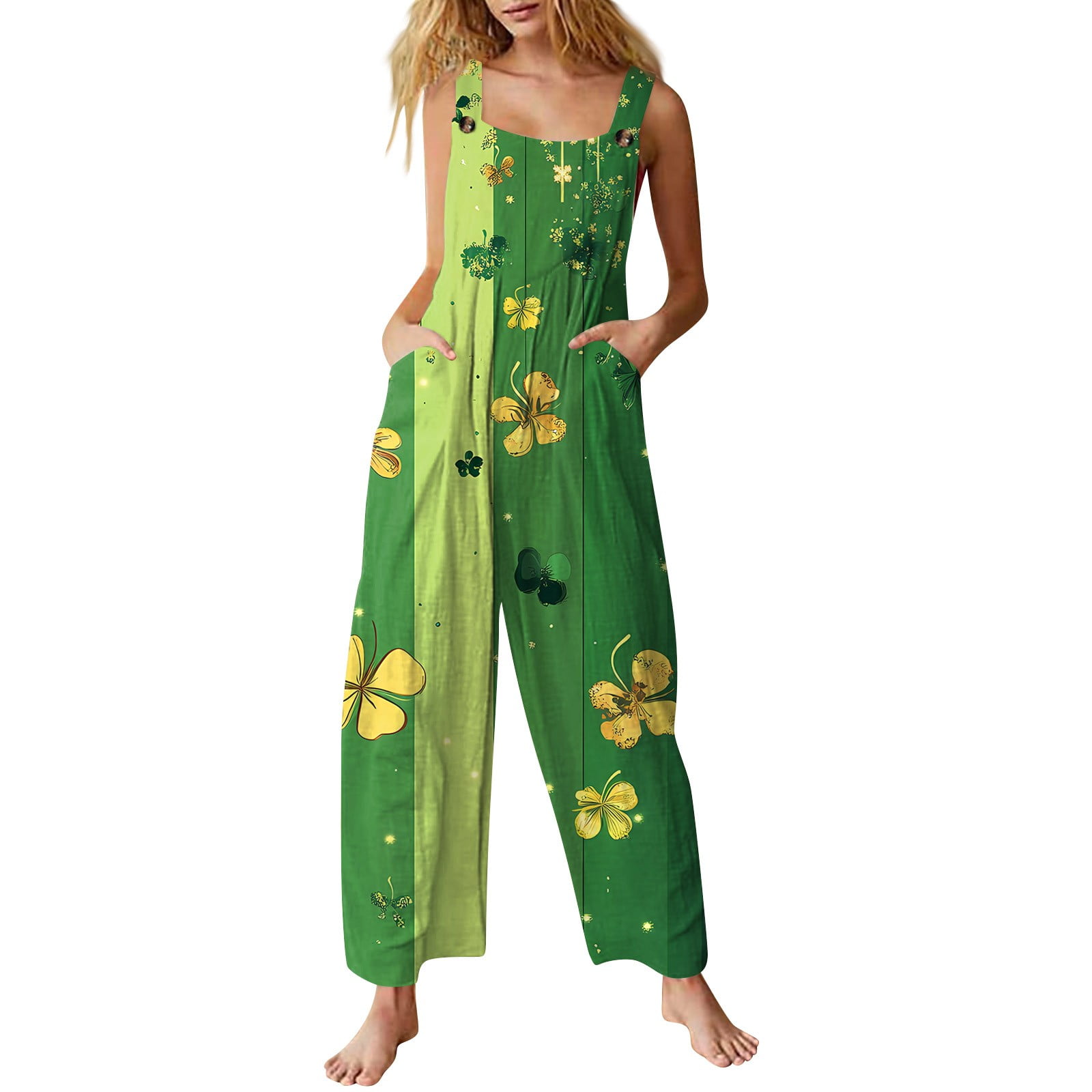DENGDENG St Patricks Day Womens Rompers And Jumpsuits Overalls ...