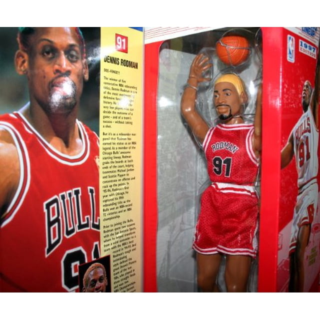 DENNIS RODMAN / CHICAGO BULLS 1997 Edition 12 INCH NBA Kenner Starting ...