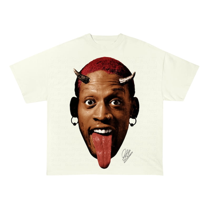 DENNIS RODMAN T-SHIRT, 48 Hours Bender T Shirt, Dennis Rodman Shirt ...