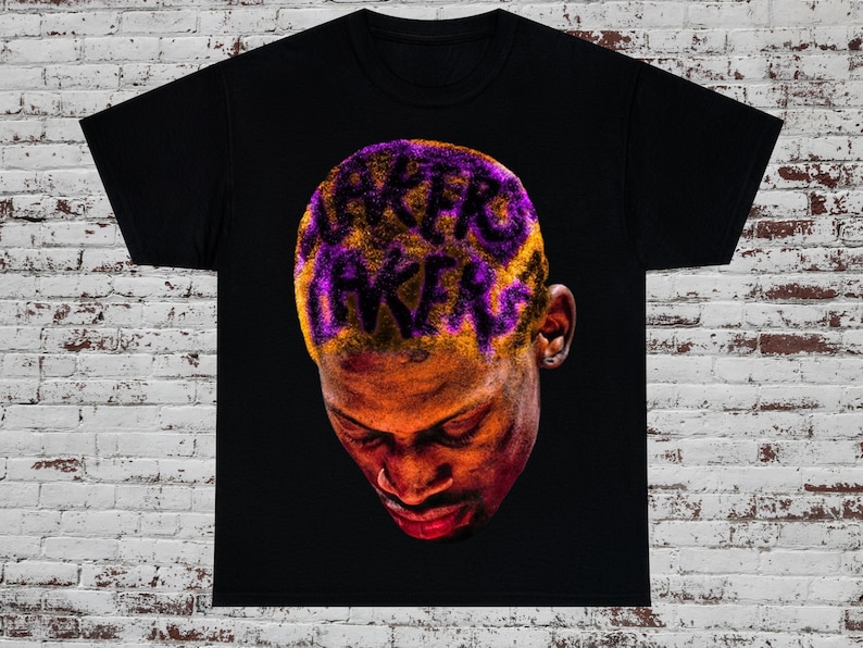 DENNIS RODMAN T-SHIRT | Rare Homage Vintage Style Graphic Print, unisex ...