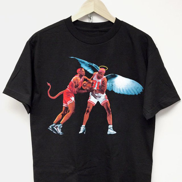 DENNIS RODMAN T-SHIRT vintage rap tee merch concert MIKEs TYSONs ...