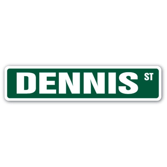 DENNIS Street Sign Childrens Name Room Sign | Indoor/Outdoor | 36" Wide ...