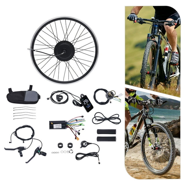 DENSET 24'' Front Wheel Electric Bicycle Conversion Kit 36V 500 Watt E ...