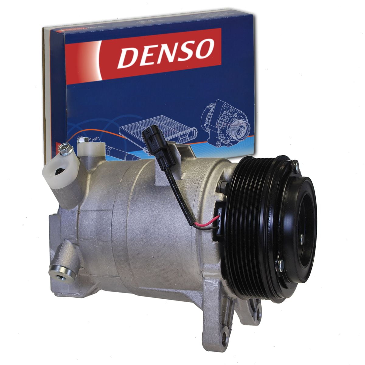 DENSO AC Compressor & Clutch compatible with Nissan Murano 3.5L V6 2009 ...