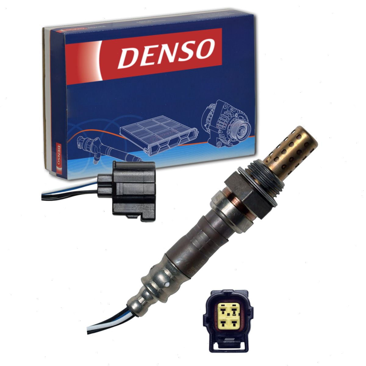 DENSO Downstream Oxygen Sensor compatible with Dodge Ram 1500 4.7L V8 ...