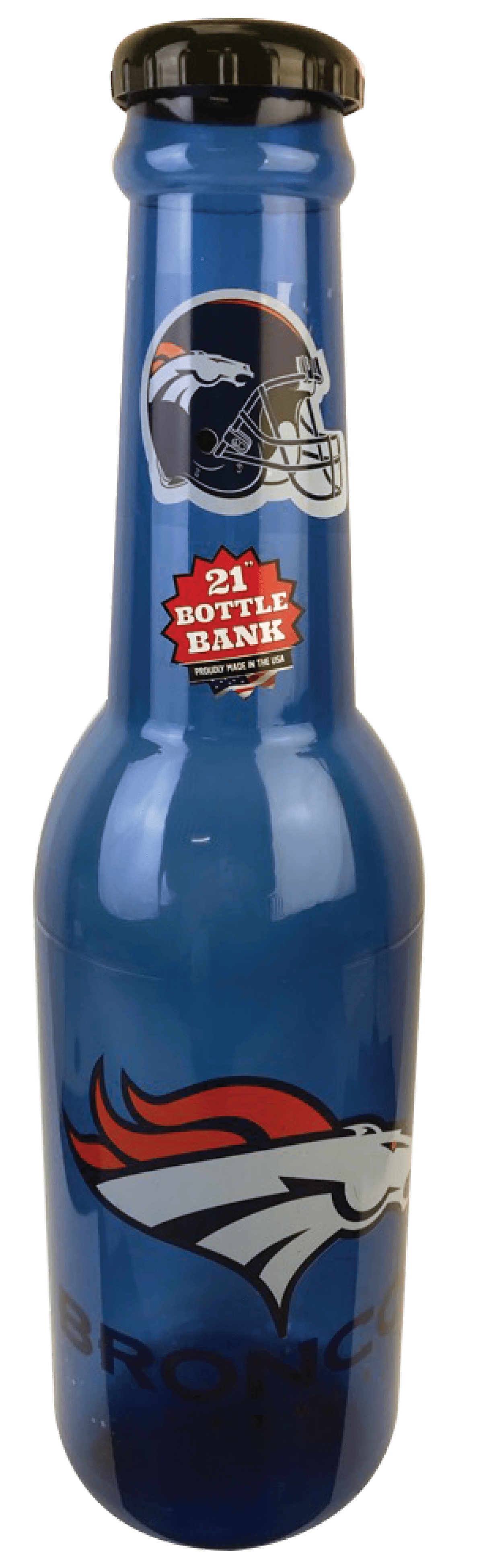 291520 Denver Broncos 21 Inch Bottle Bank - Walmart.com