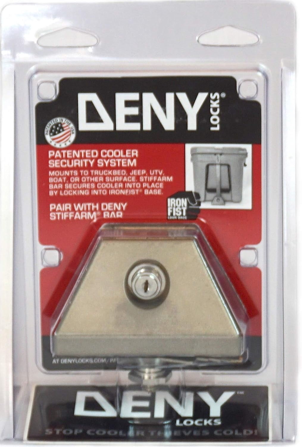 DENY Ironfist Cooler Security Lock Base - Walmart.com