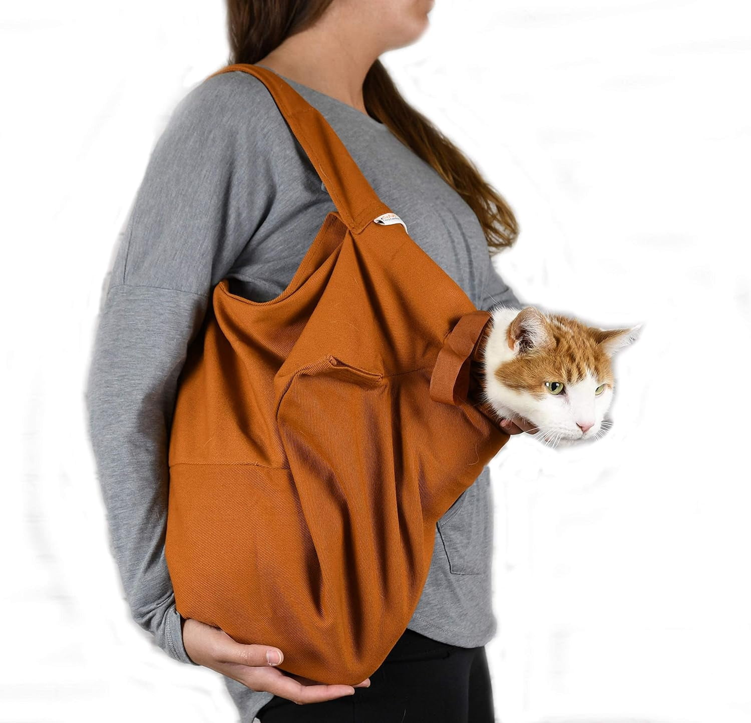DENZUS Cozy Comfort Carrier - Large Caramel Pet Carrier for Cat and Cat ...