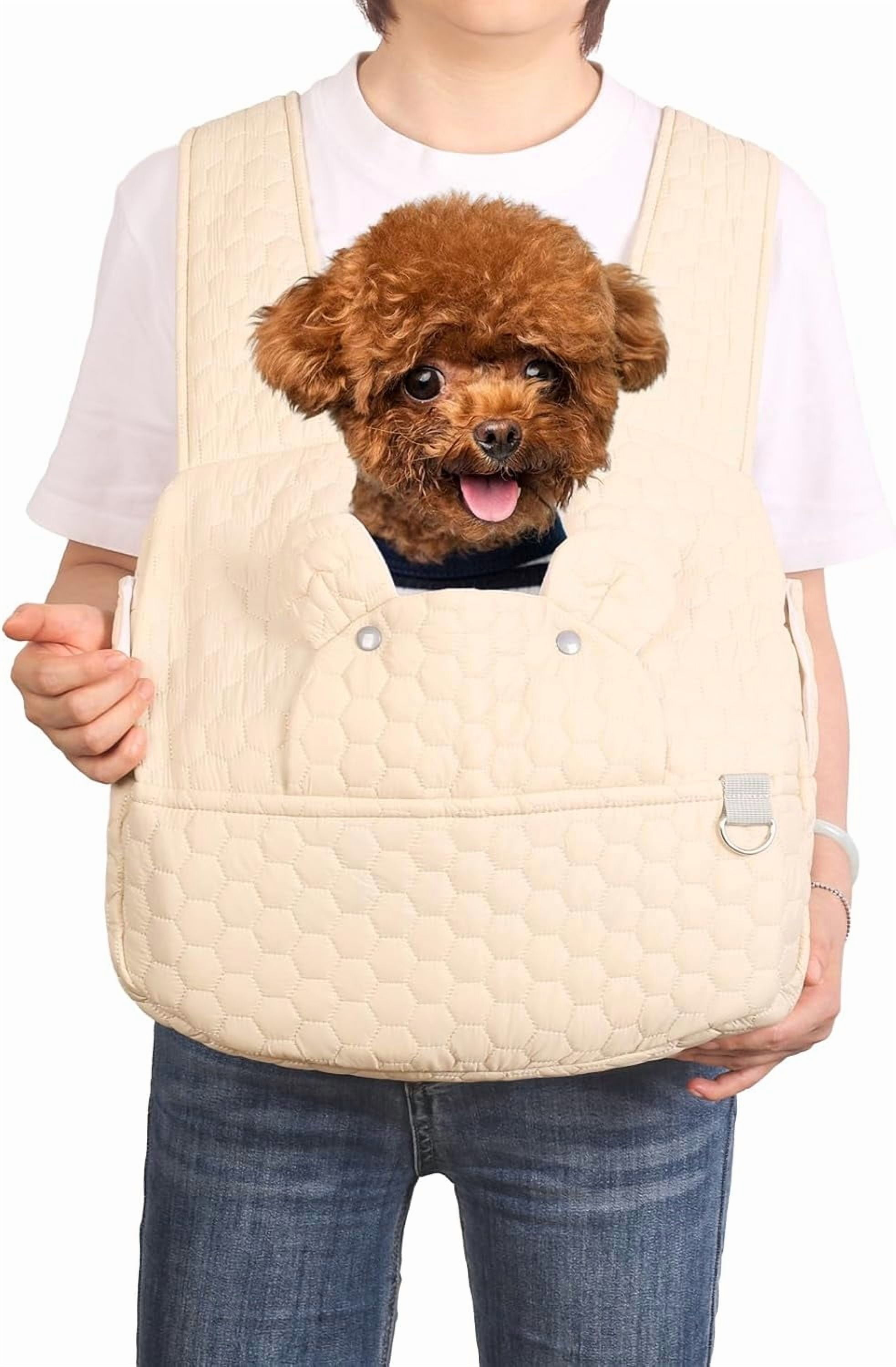 DENZUS Dog Backpack Carrier for Small Dogs, Adjustable Strap Cat ...