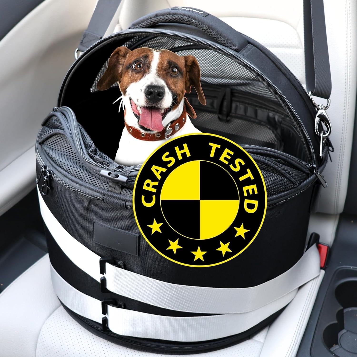 DENZUSCrash-Tested Small Dog Car Seat (Test with FMVSS 213b - 5 Star ...