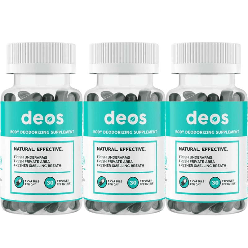 DEOS_Internal_Deodorant_Full_Body_Supplement_30_Count_3_Bottles ...