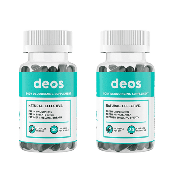 DEOS Natural Deodorizer & Full Body – 30 Caps Digestion Aid ,Makeup ...