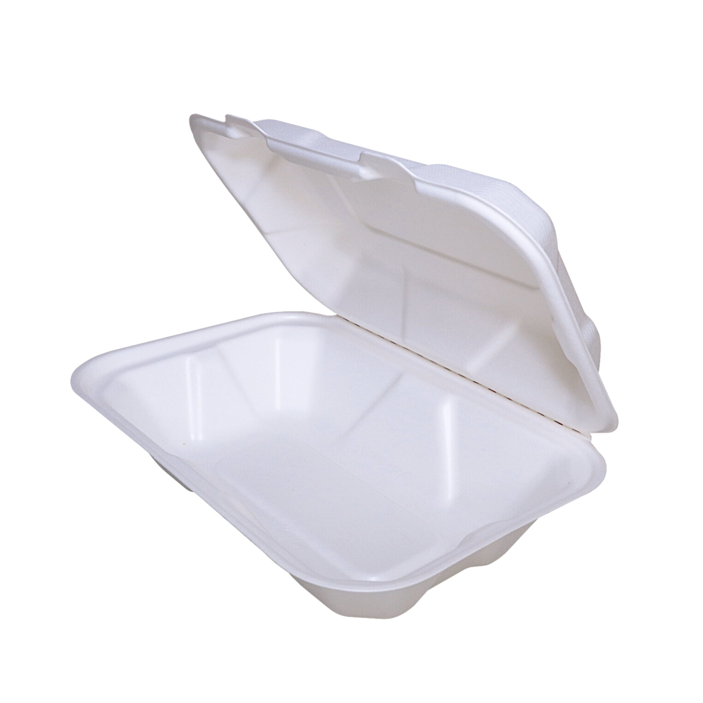 DEP Bagasse 9x6 Clamshell Compostable To-Go Container, PFAS Free ...