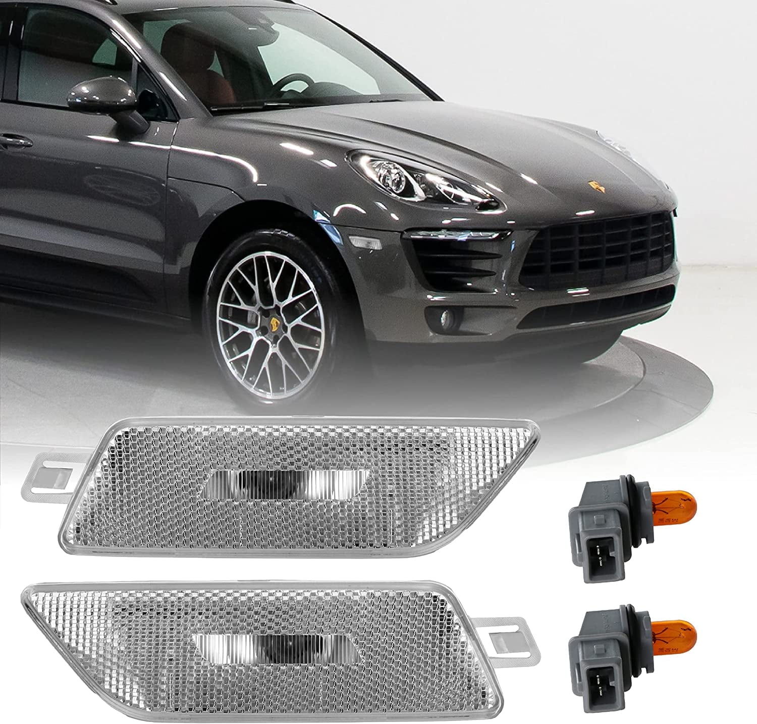 DEPO 14-21 Side Marker Lights - Front Bumper Sidemarkers Lamps Set ...