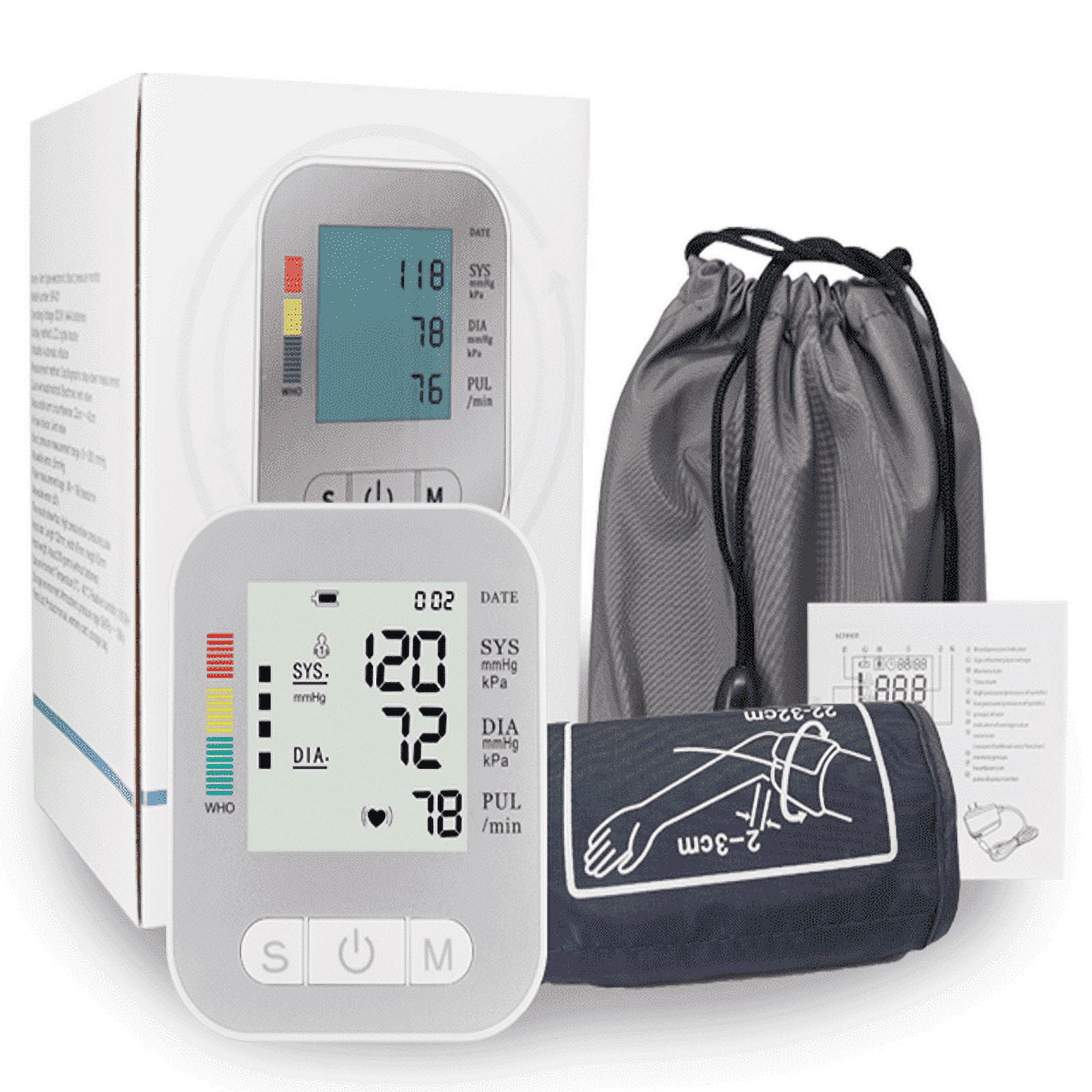 DEPULE Upper Arm Blood Pressure Monitor, Heart Rate Monitor Machine ...