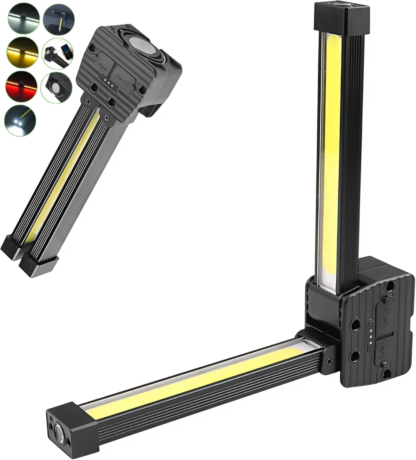DERAVE USB Rechargeable LED Emergency Floodlight – IPX4 Waterproof COB ...