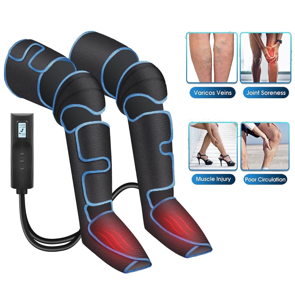 DERCLIVE Air Compression Leg Massager for Circulation,Electric Foot ...