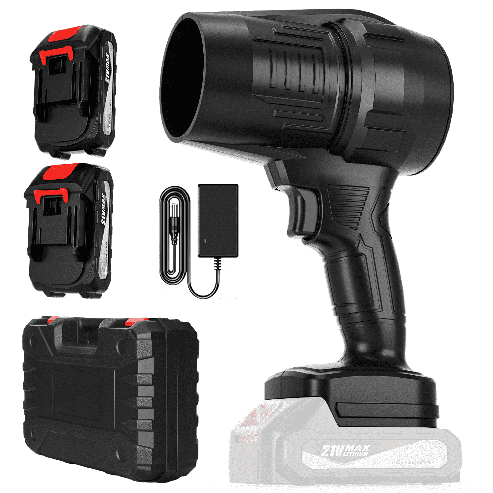 Cordless Leaf Blower 2 Batteries, Portable Dust Cleaner Handheld Blower ...