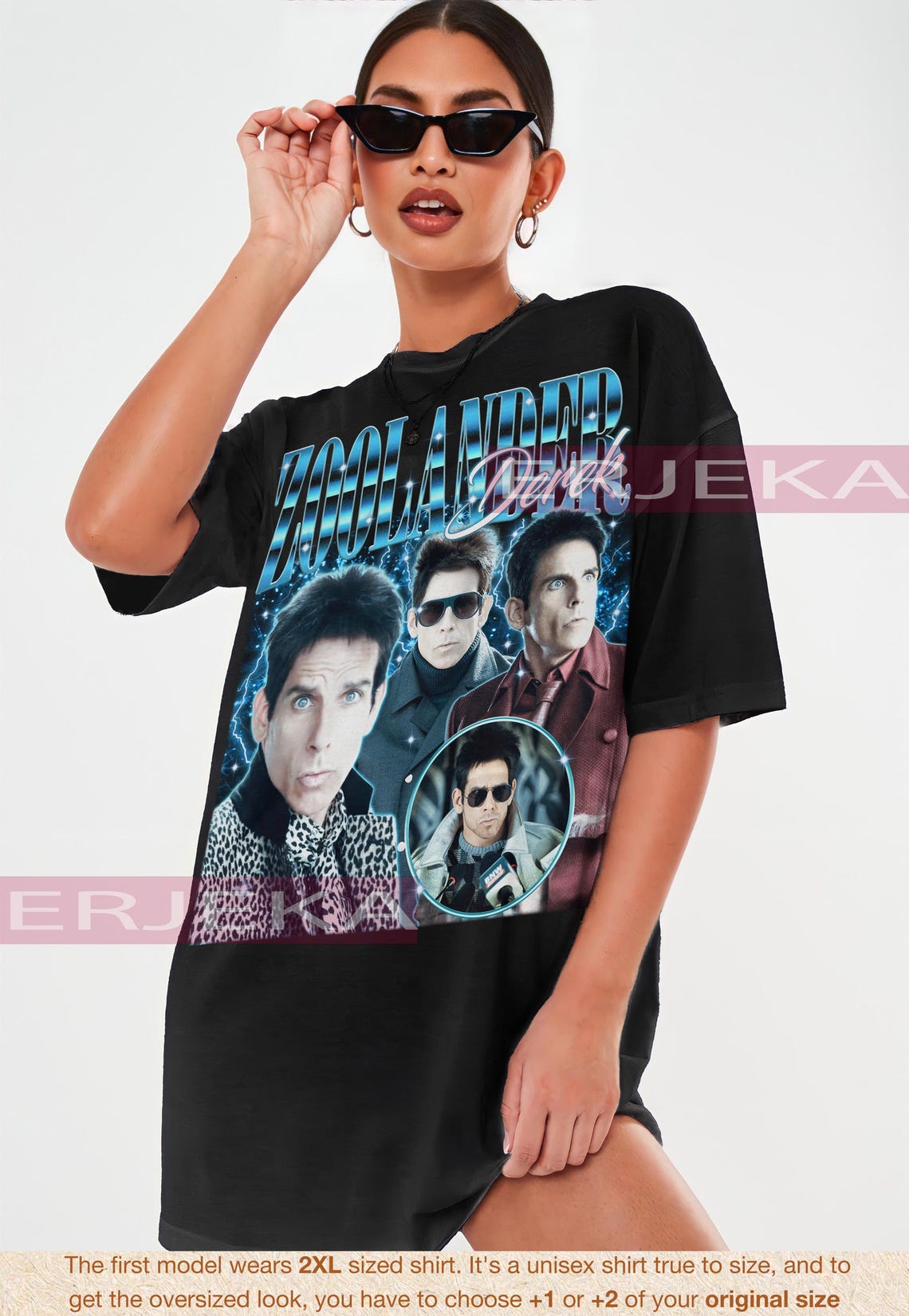 DEREK ZOOLANDER Vintage Shirt Derek Zoolander Homage Tshirt Derek ...