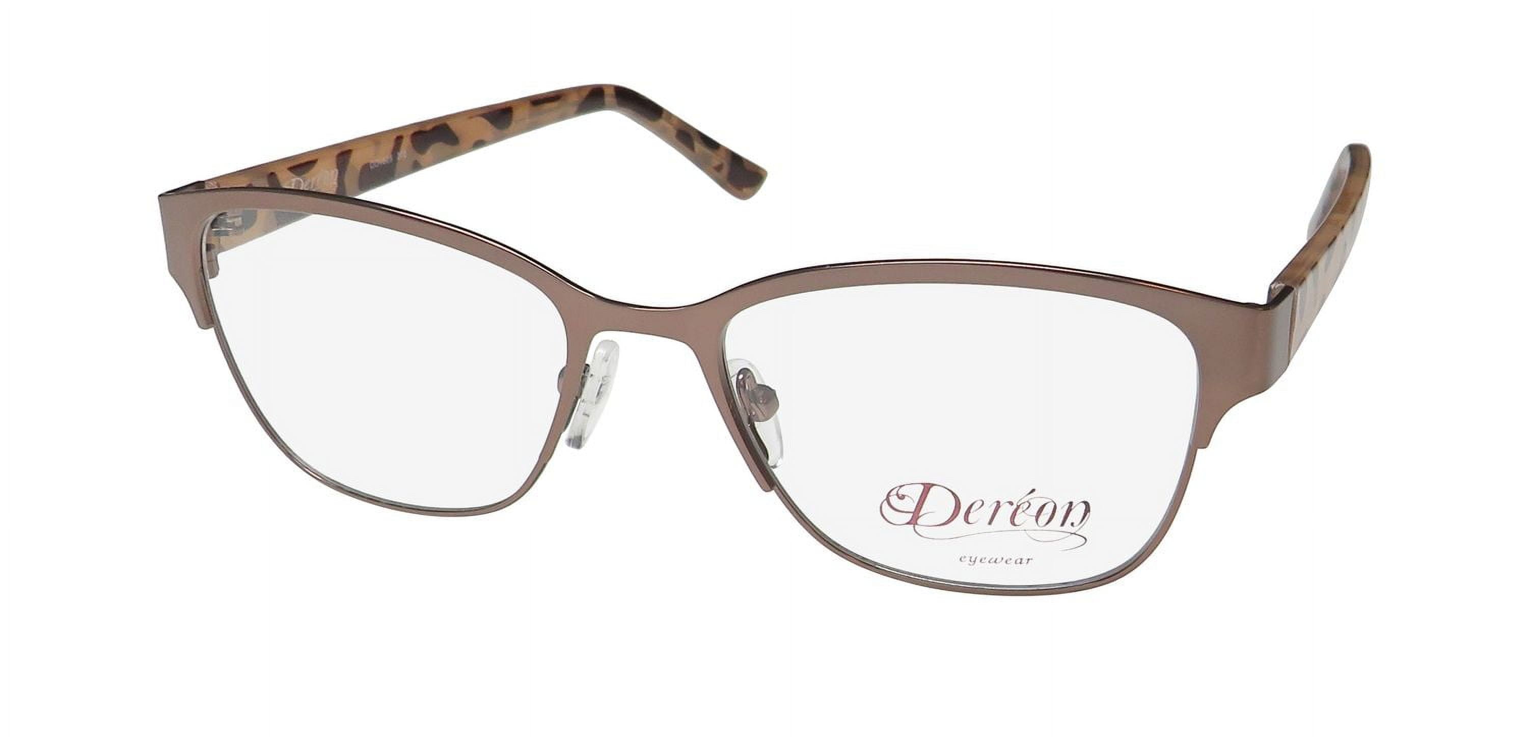 DEREON DOV528 CAT EYE EYEGLASS FRAME/GLASSES ADJUSTABLE NOSEPADS ...