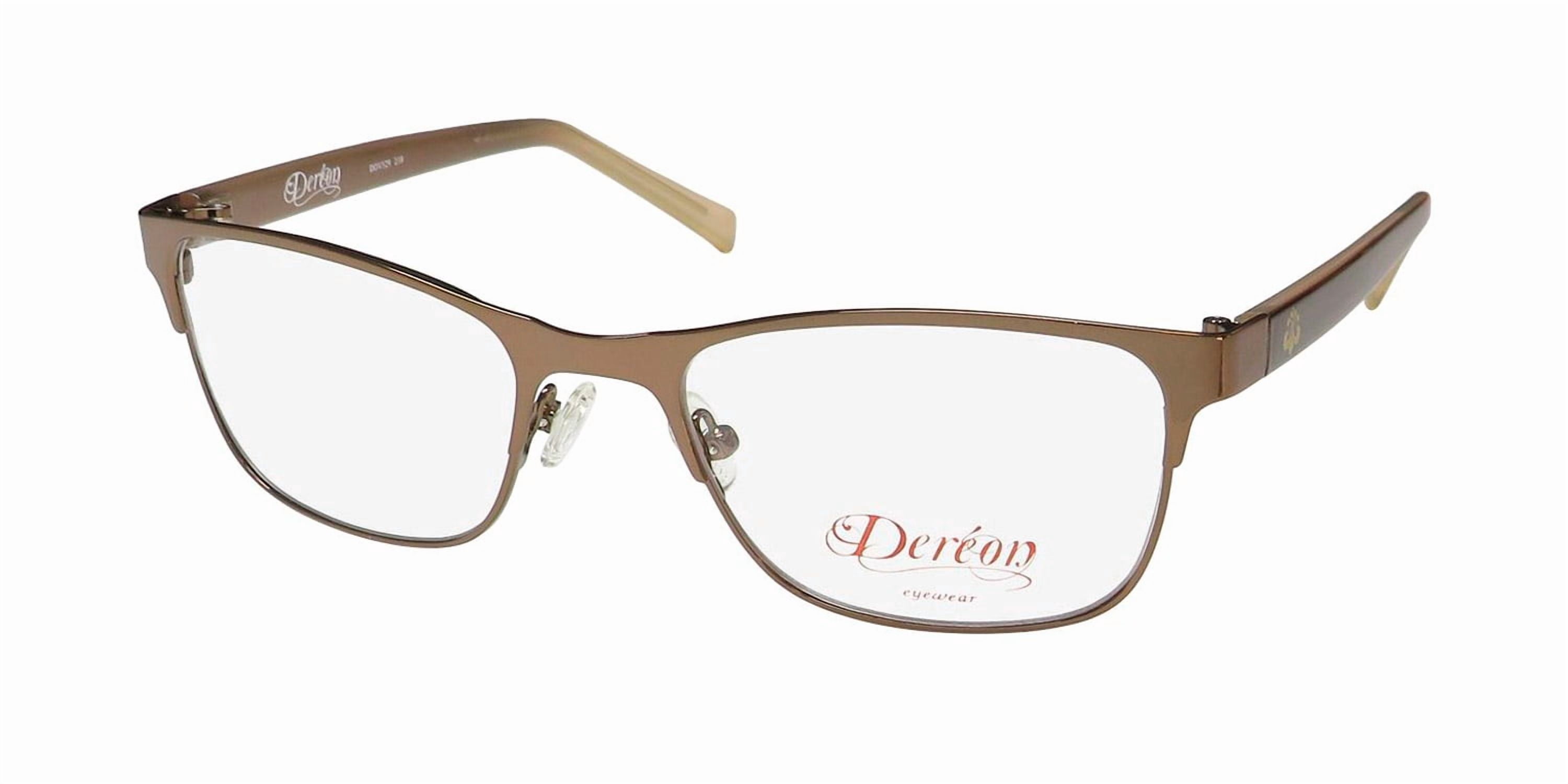 DEREON DOV529 CAT EYE EYEGLASS FRAME/GLASSES SIGNATURE LOGO ON TEMPLES ...