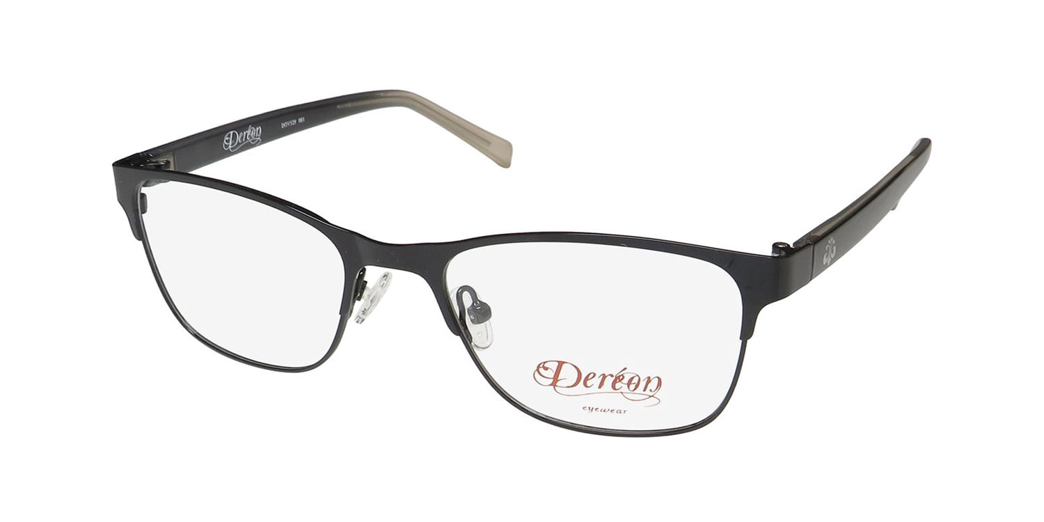 DEREON DOV529 CAT EYE EYEGLASS FRAME/GLASSES SIGNATURE LOGO ON TEMPLES ...