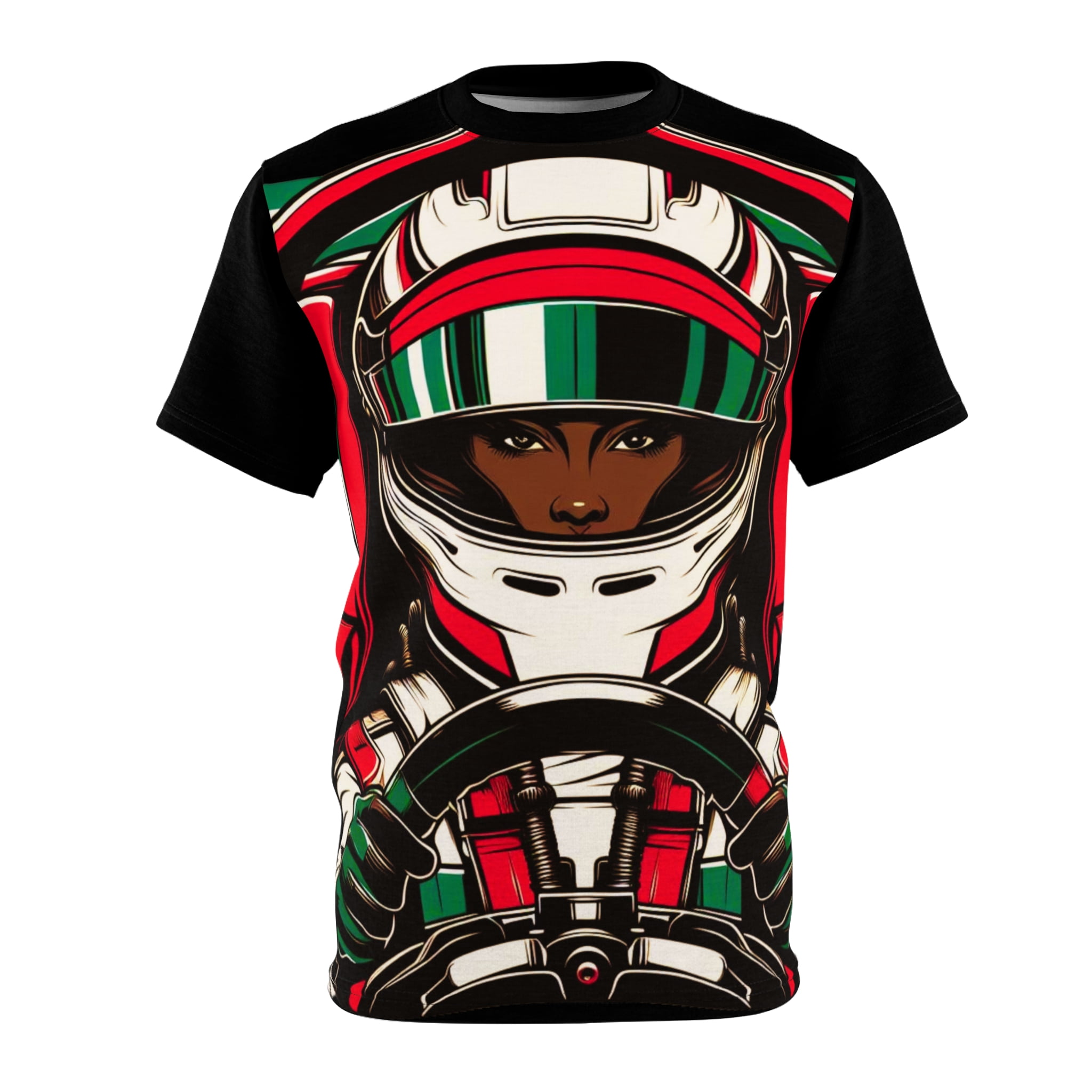 DEREVA - Racecar Driver Black Tee - Walmart.com