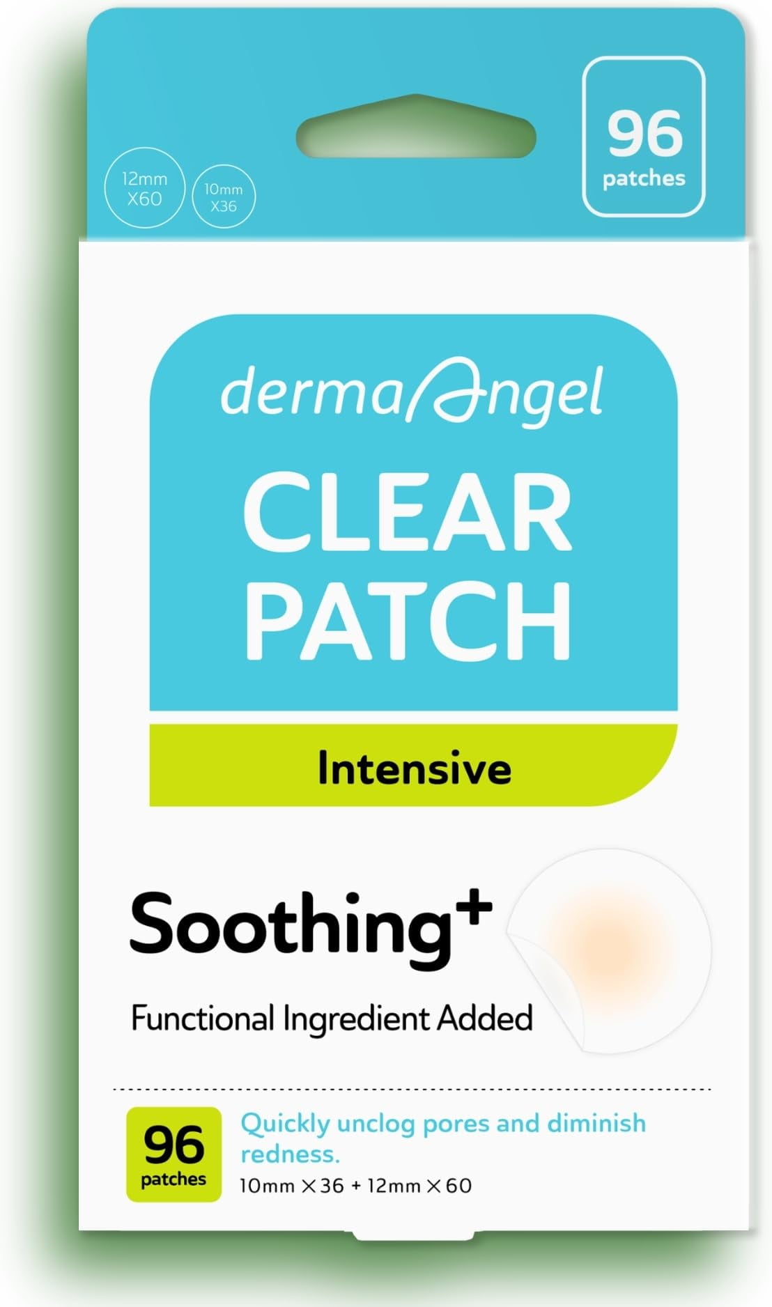 DERMA ANGEL Invisible Salicylic SAF21 Acid Pimple Patches Deep Blemish ...