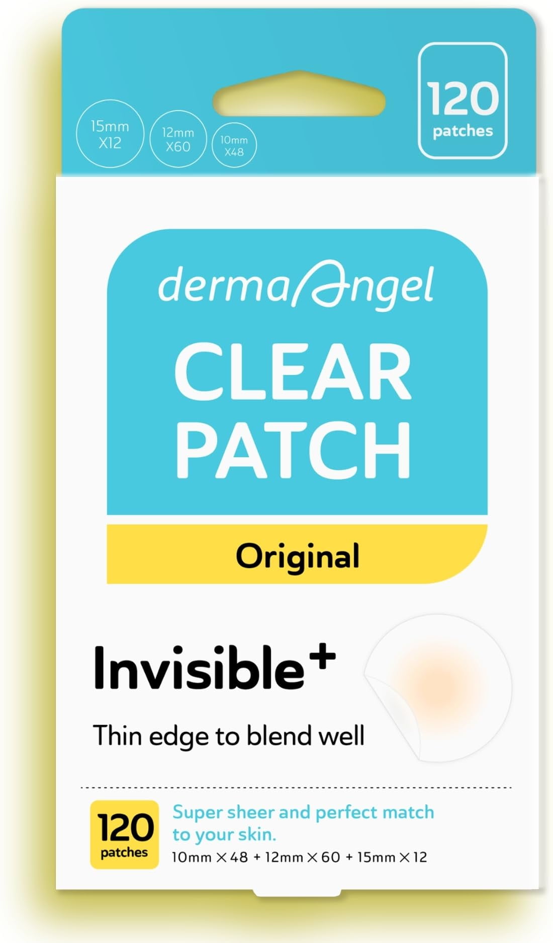 DERMA ANGEL Ultra Invisible SSF20 Acne Patches Acne Treatment Acne ...