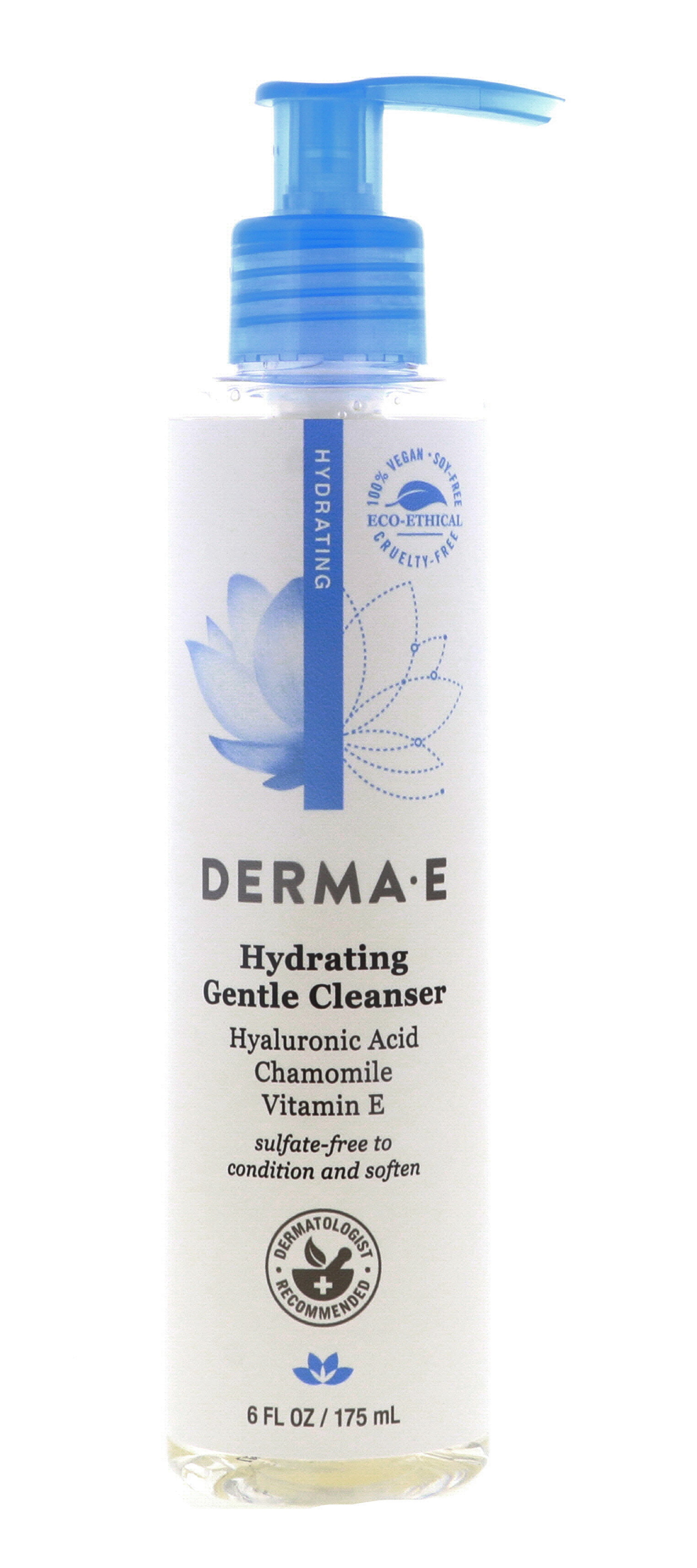 Derma E Hydrating Gentle Cleanser 6 oz 175 ml. Facial Cleanser ...