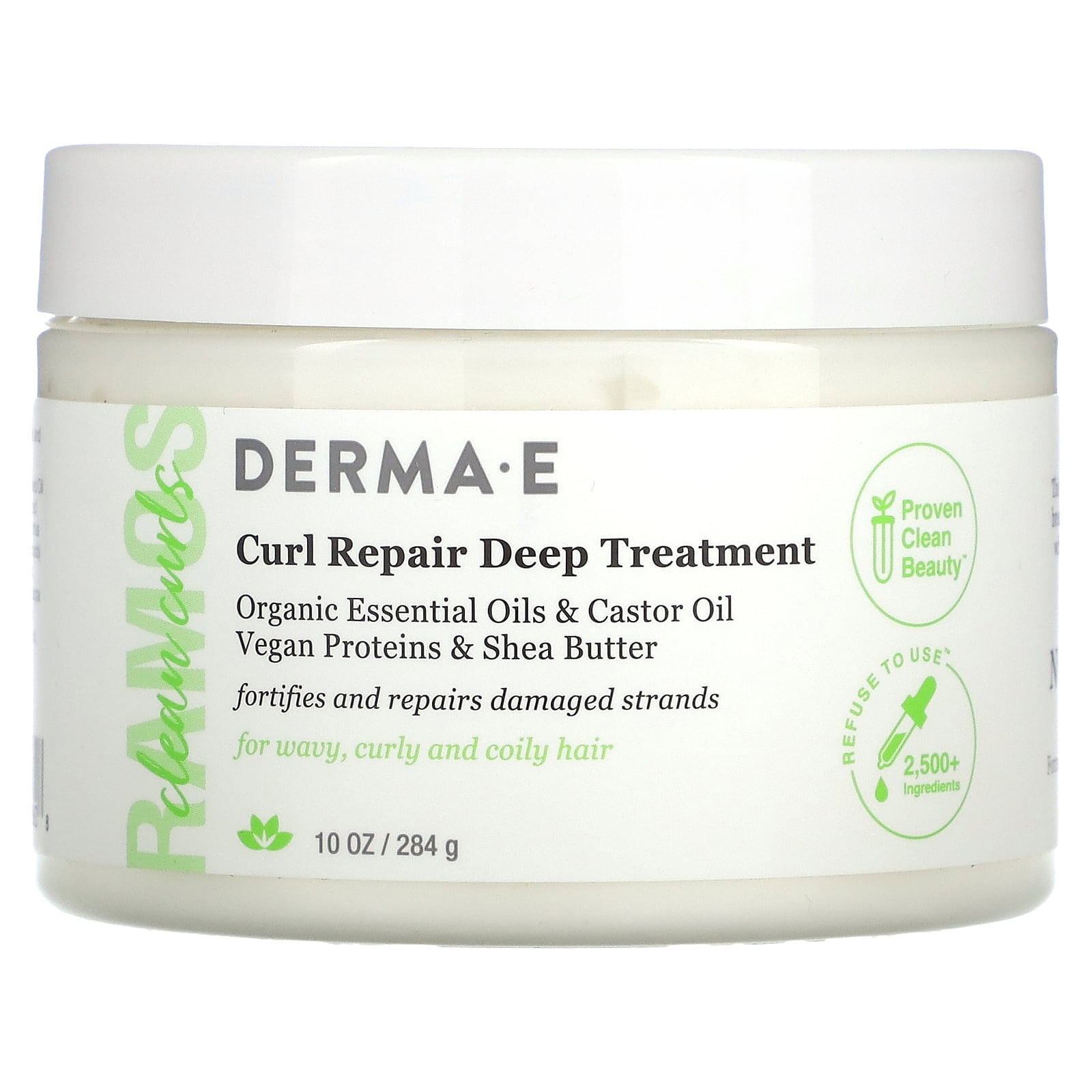 Derma E Skin & Hair Care 158608 10 oz Ramos Curl Repair Deep Treatment ...