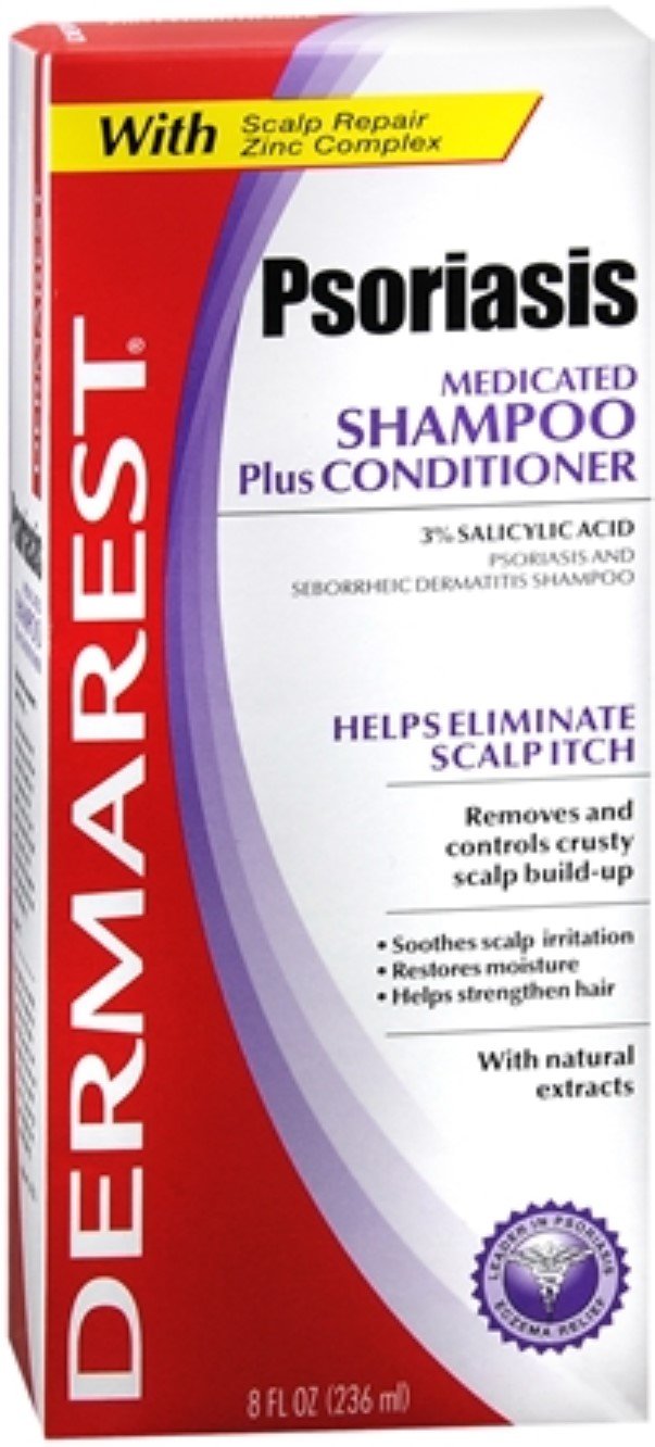 DERMAREST Psoriasis Medicated Shampoo plus Conditioner, 8 OZ - Walmart.com