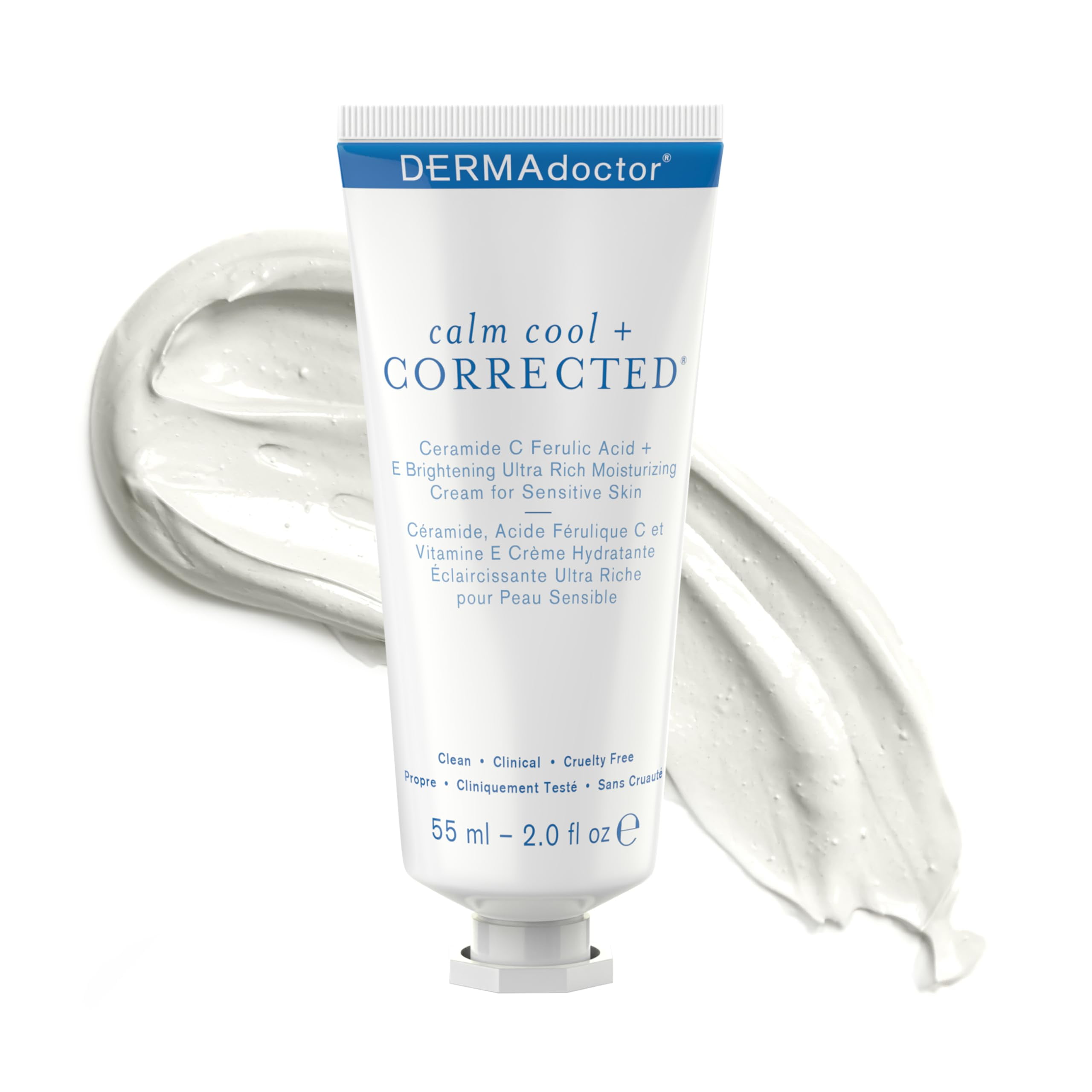 DERMAdoctor Ceramide Cream with Vitamin C E + Ferulic Acid | Barrier ...